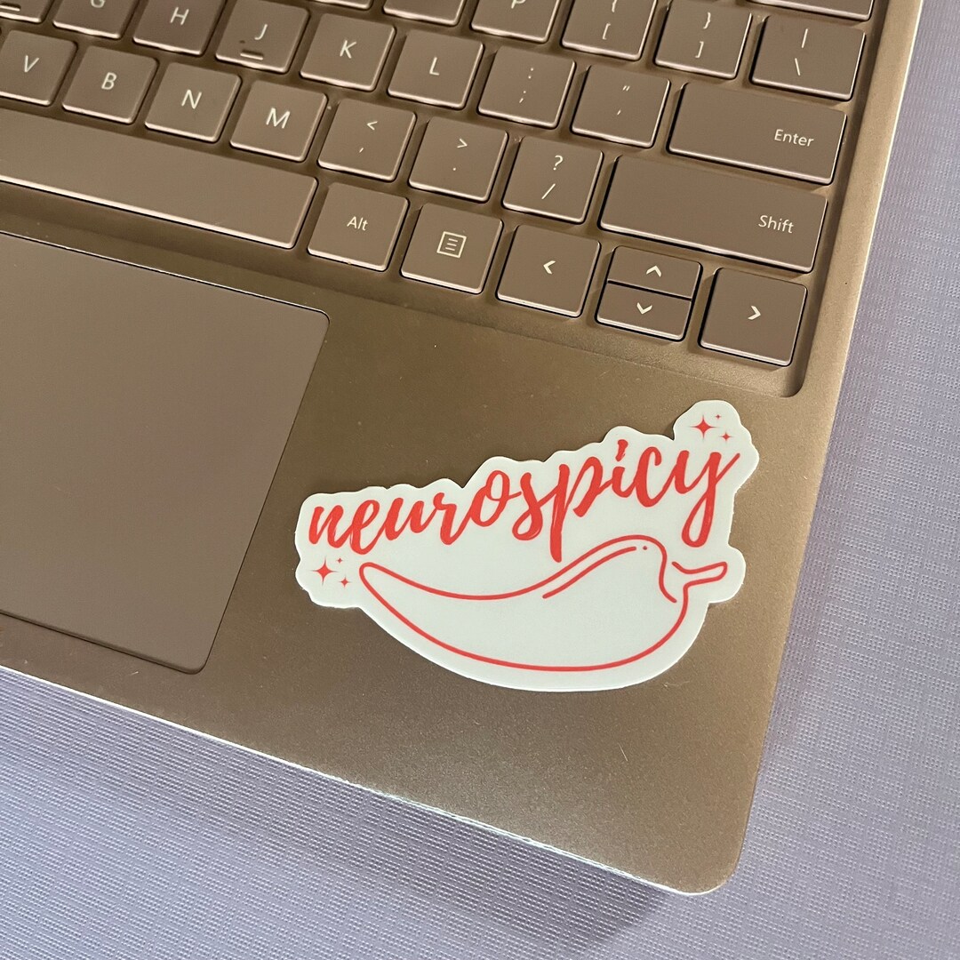 Neurospicy Sticker Vinyl Die Cut Waterproof Dyslexia Awareness Reading ...