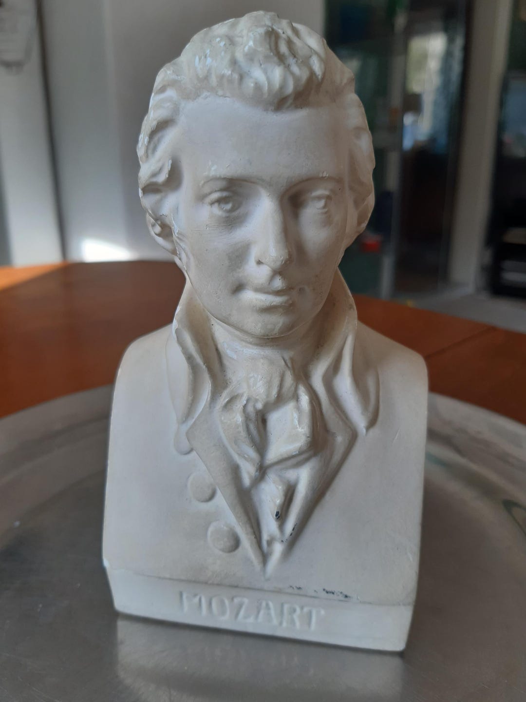 Plaster Bust of Mozart. Eneret Danmark - Etsy