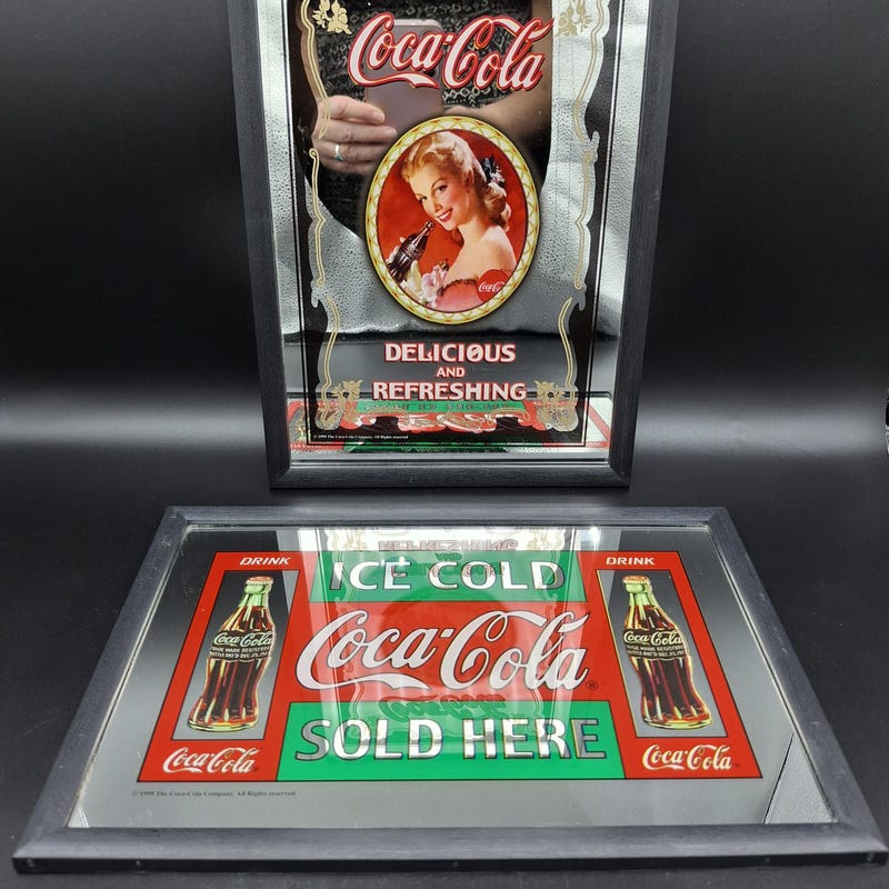 Coca Cola Mirror - Etsy