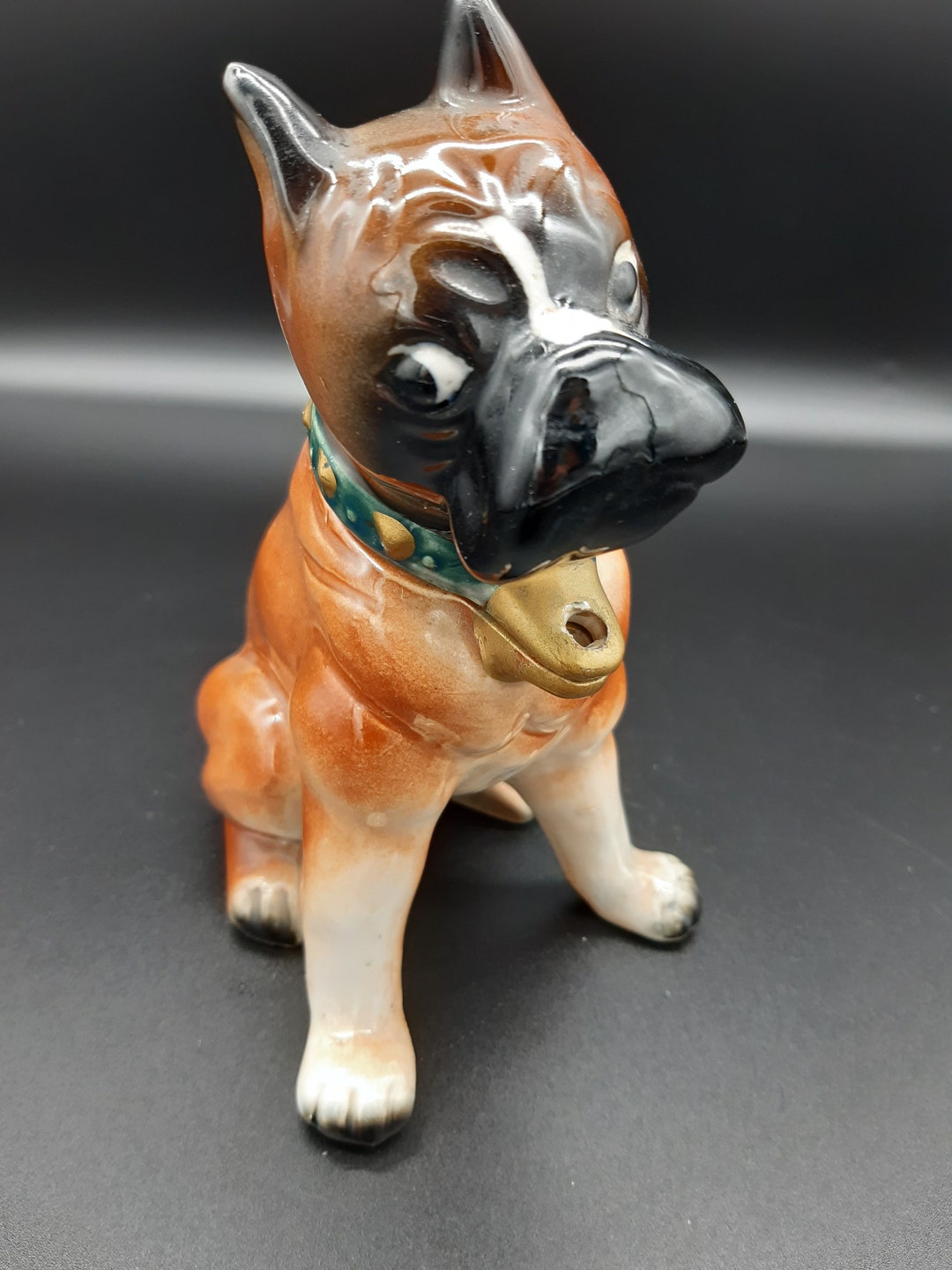 Vintage Japanese Dog Shaped Piggy Bank - Etsy