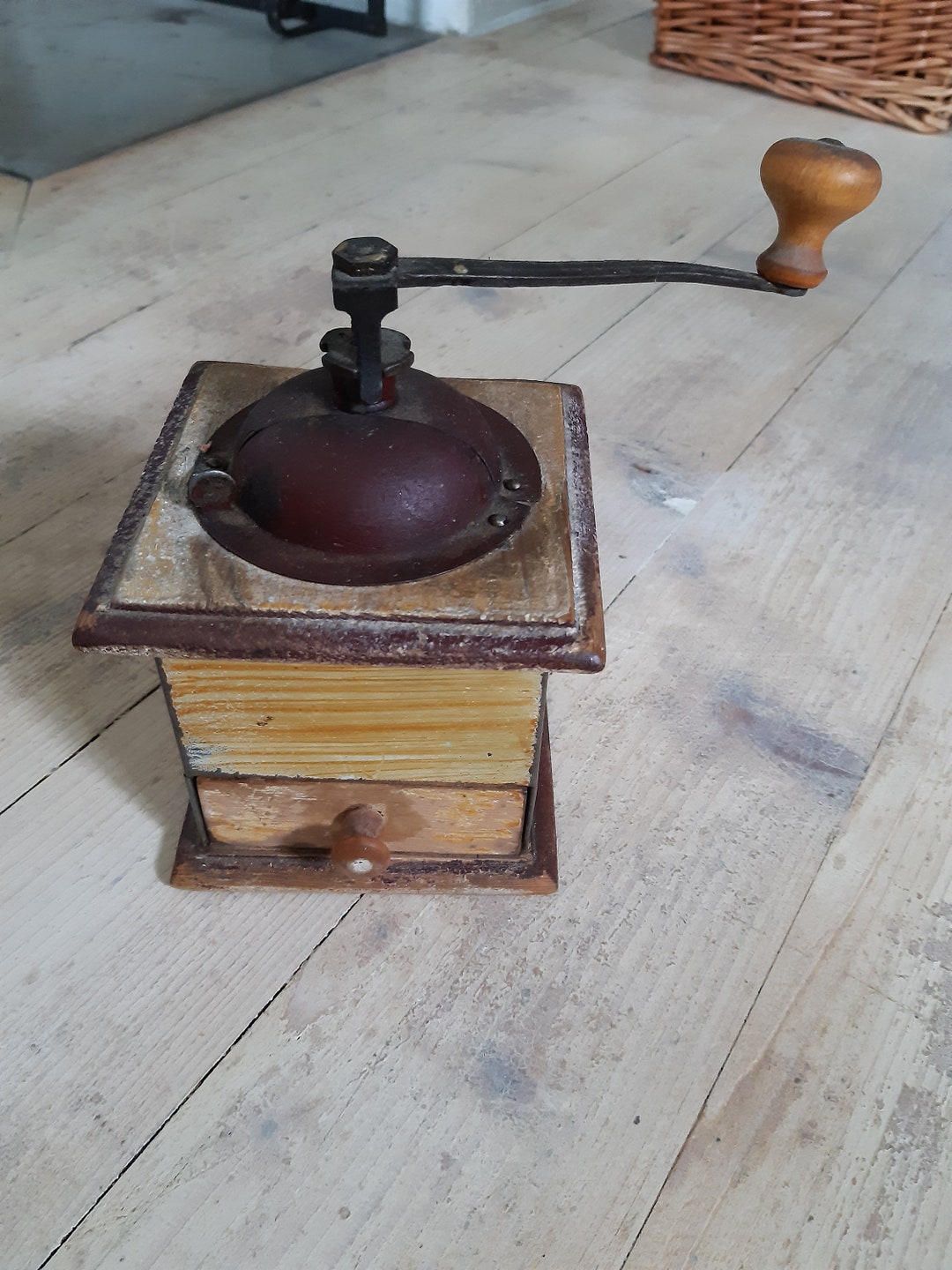 Old Swedish Coffee Grinder - Etsy