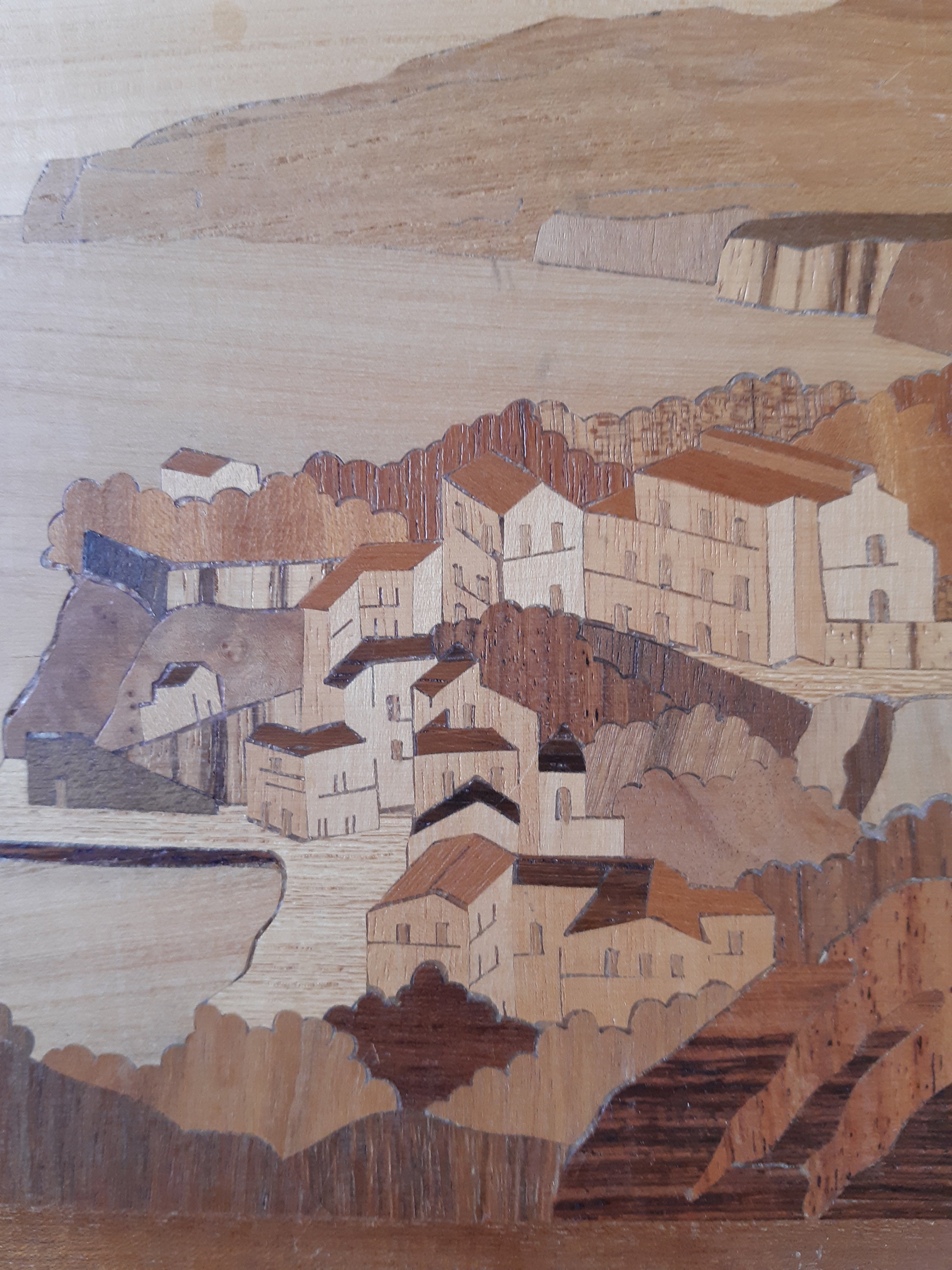 Vintage Intarsia Inlay Wood Picture. Sorrento Italy - Etsy