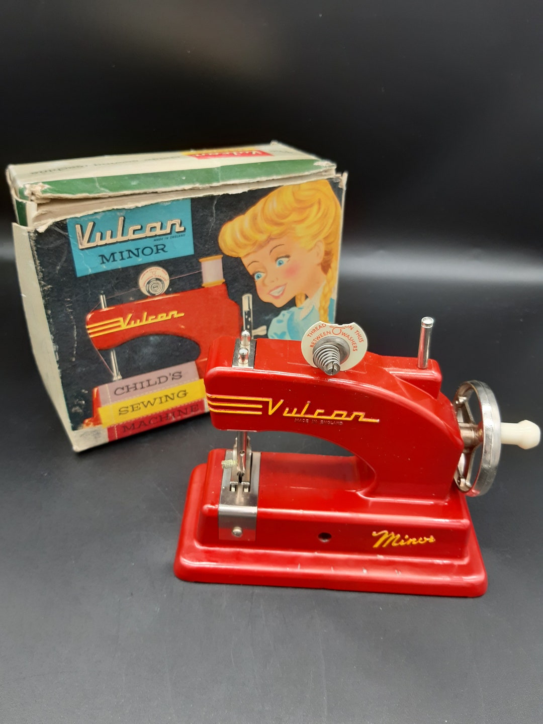 Vulcan Minor Toy Sewing Machine - Etsy