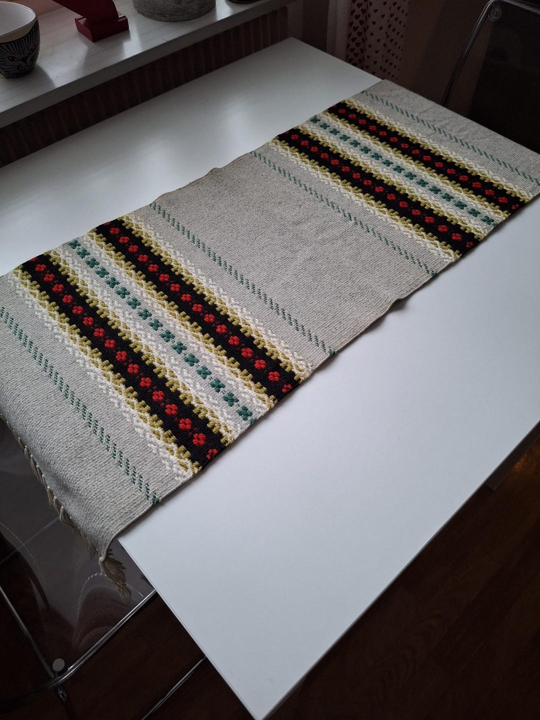Swedish Vintage Wool Table Runner Table Cloth - Etsy
