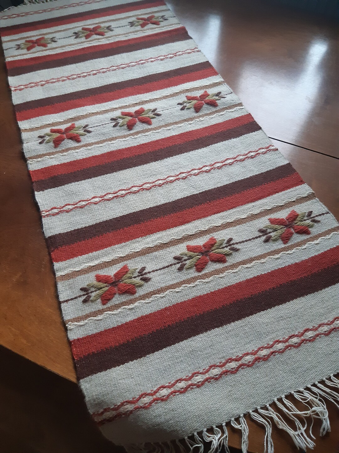 Swedish Vintage Wool Table Runner Table Cloth - Etsy