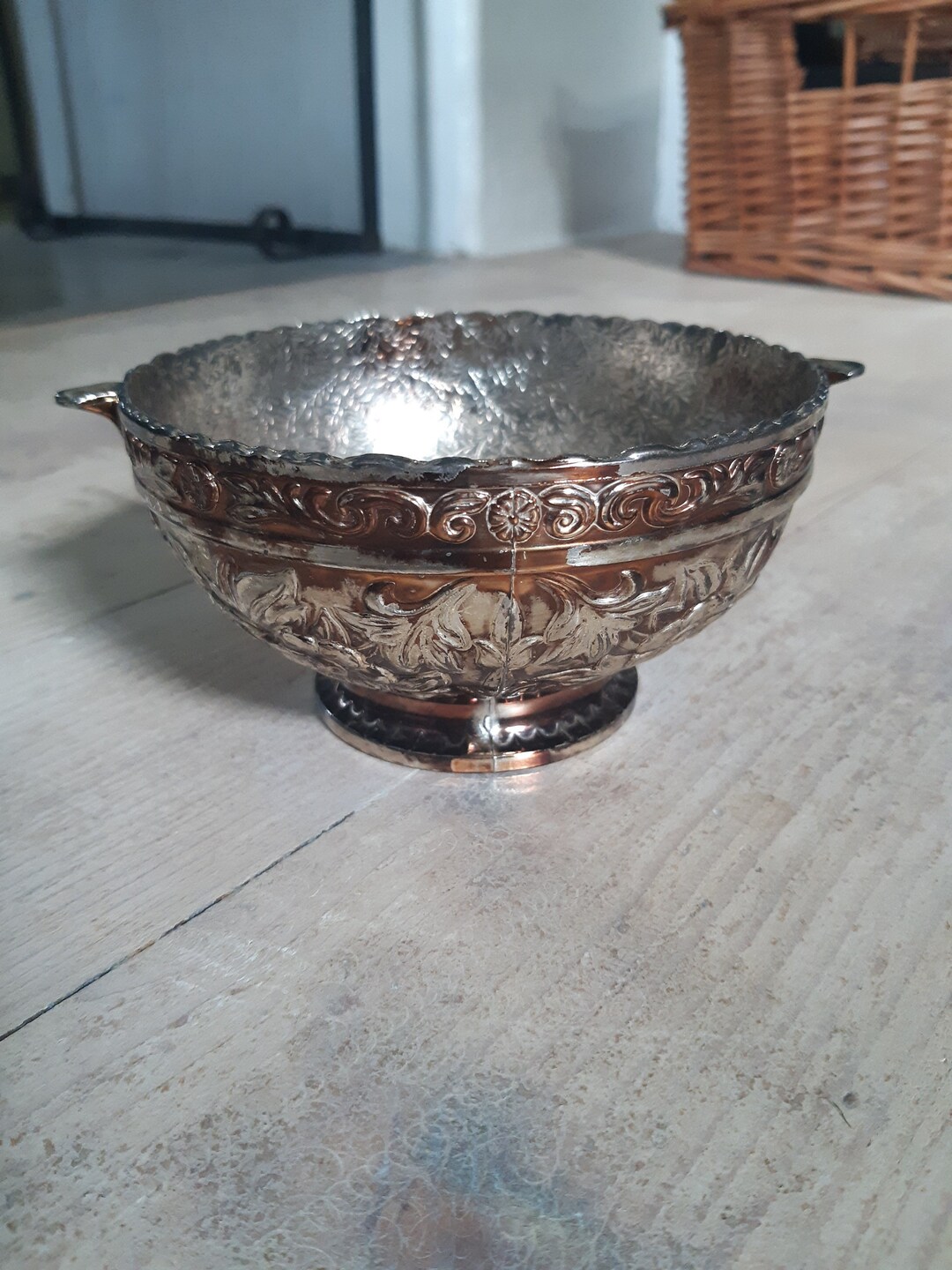Vintage Japanese Metalware Bowl. - Etsy