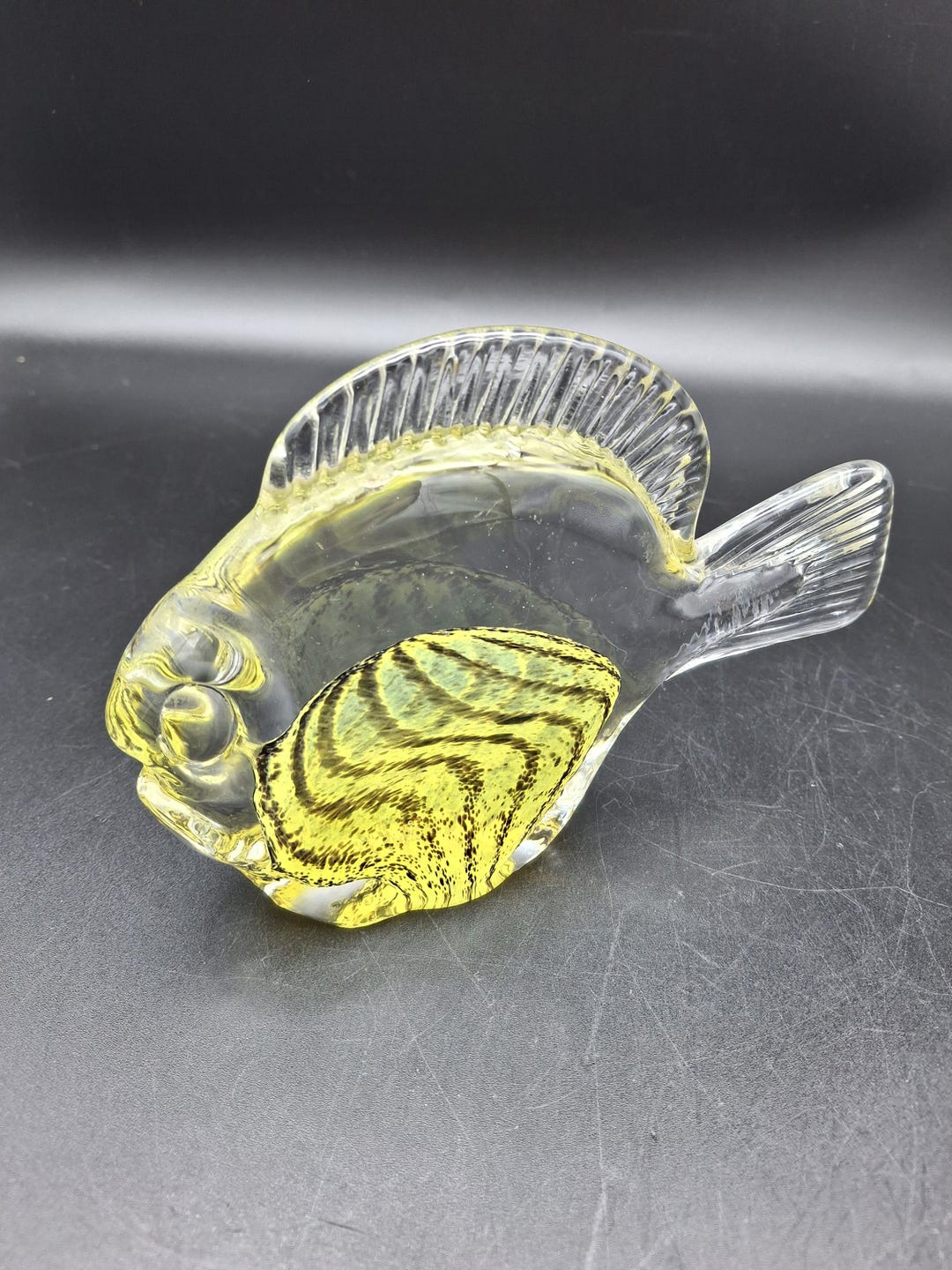 Art Glass Fish Paperweight. Probably Ronneby Sweden. - Etsy