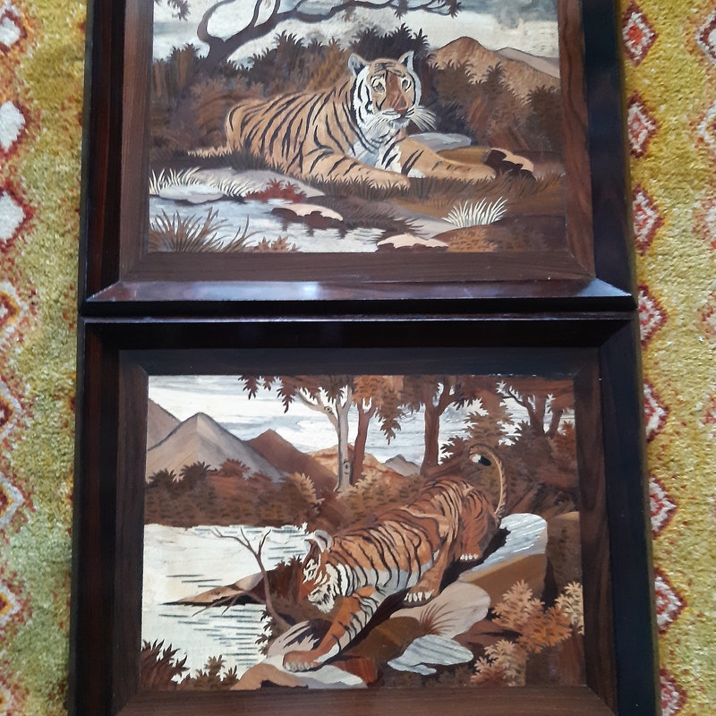 Wooden Intarsia - Etsy