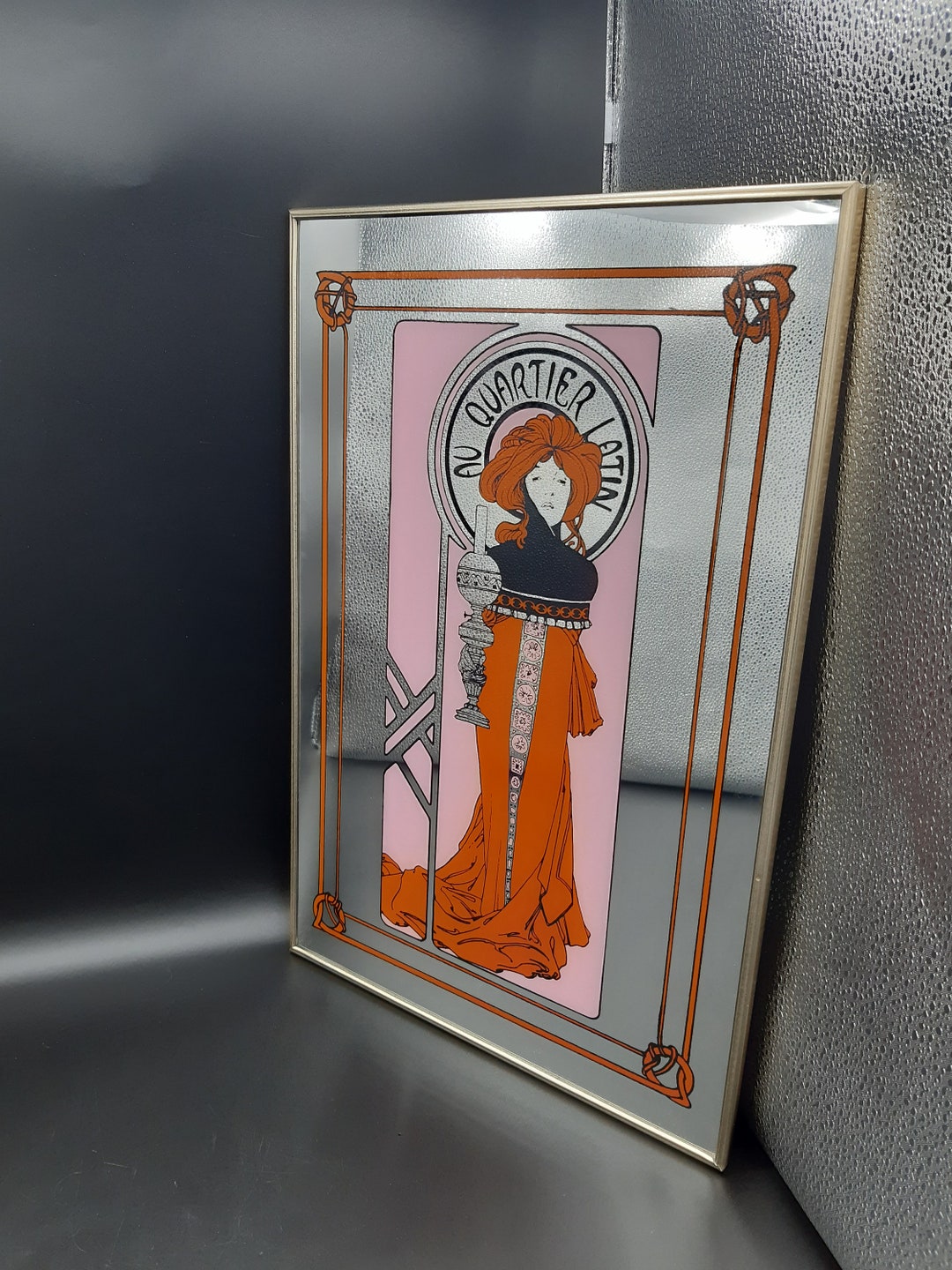 Alphonse Mucha Art Nouveau Style Au Quartier Latin Mirror - Etsy