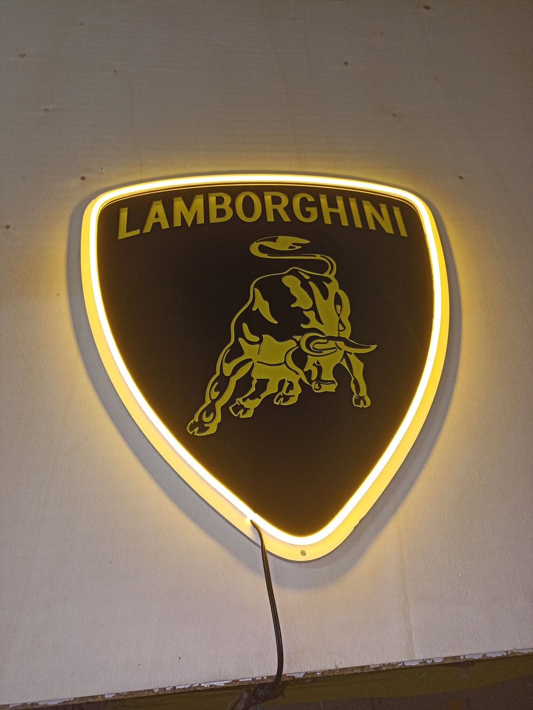 Lamborghini Neon Sign Neon Garage Sign Neon Garage Decor - Etsy