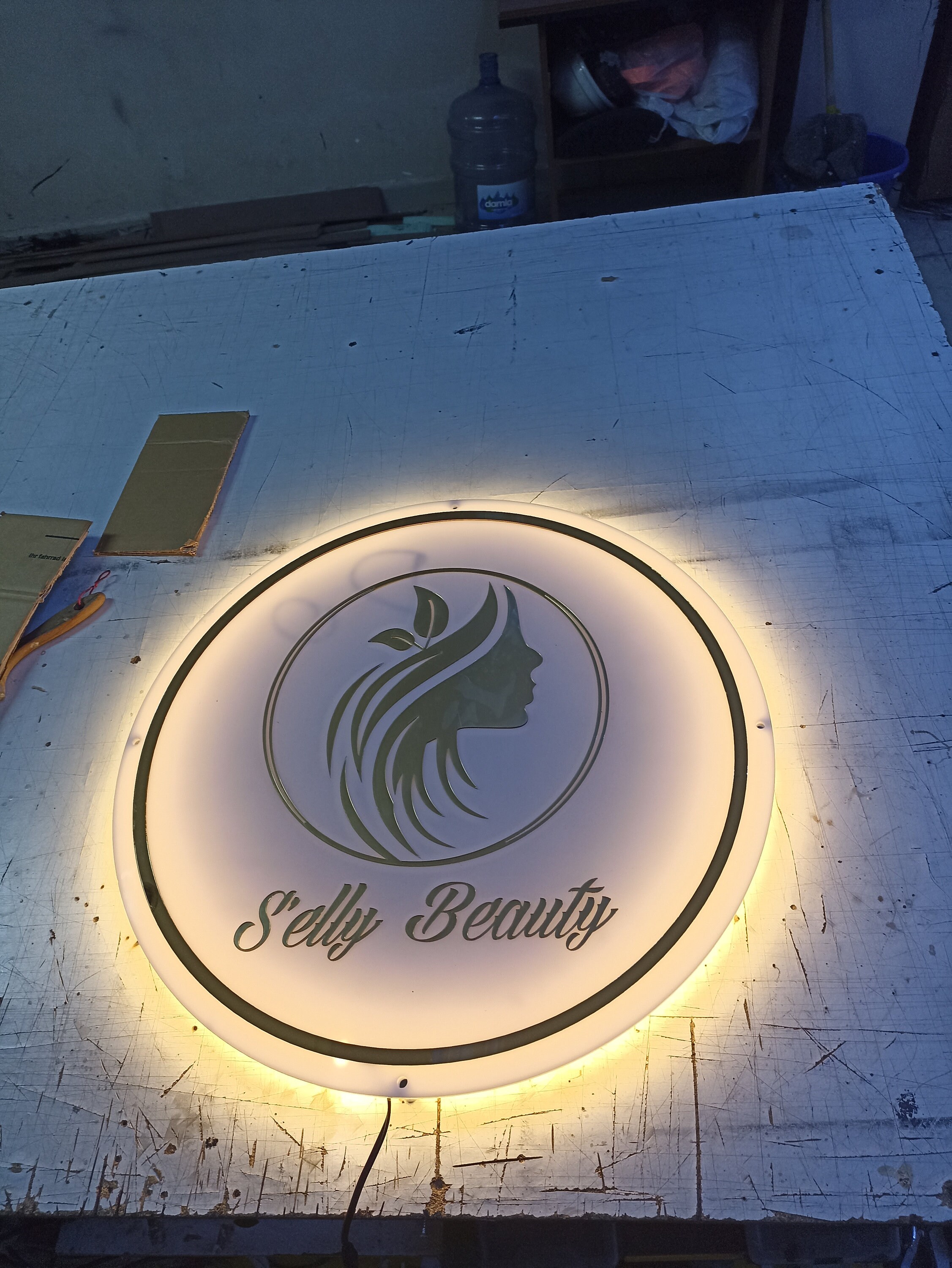 Logo Sign, Neon Acrylic Custom Logo Decoration, 3D LED Logo, Custom ...