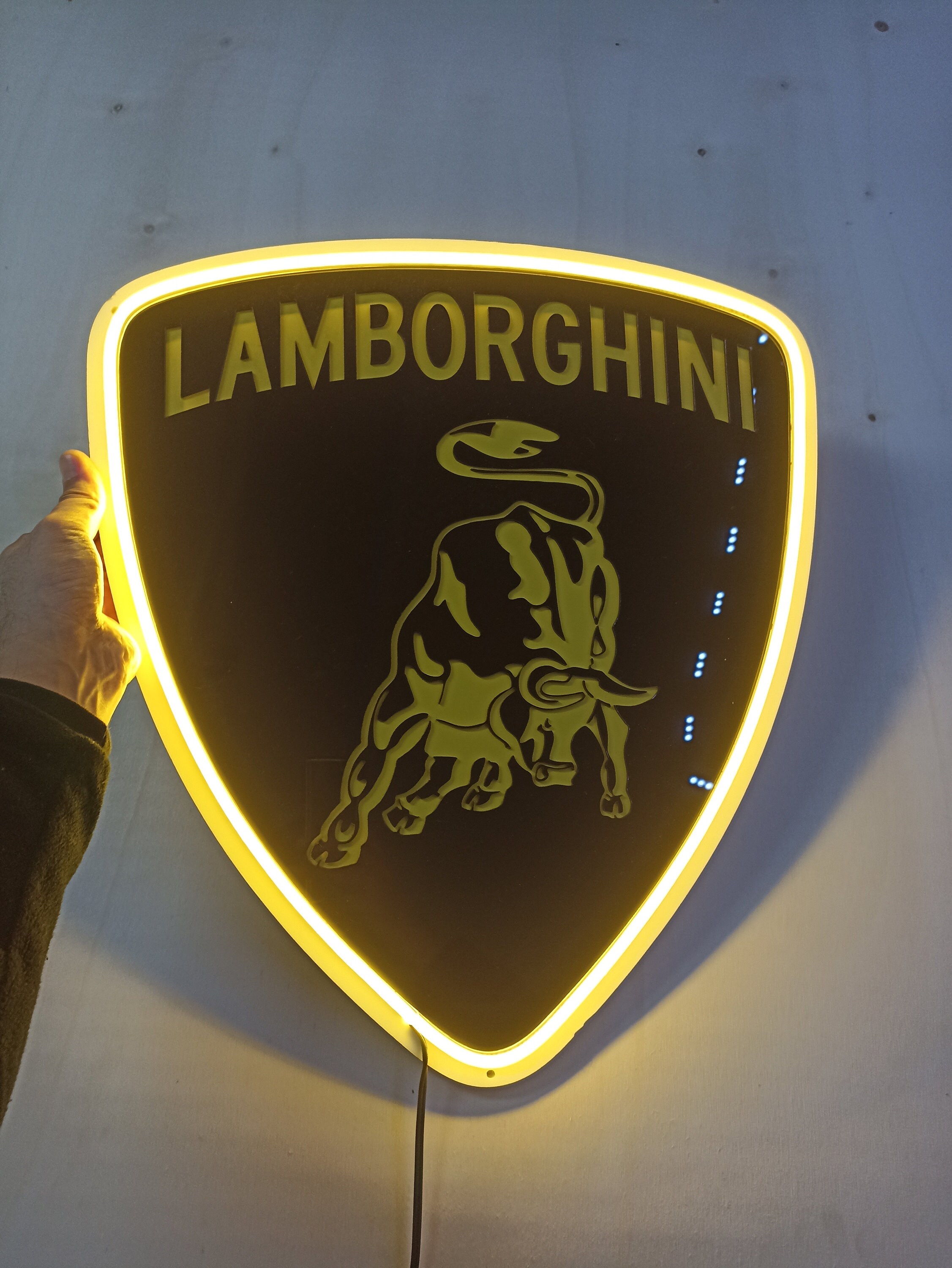 Lamborghini Neon Sign Neon Garage Sign Neon Garage Decor Gift for Men ...