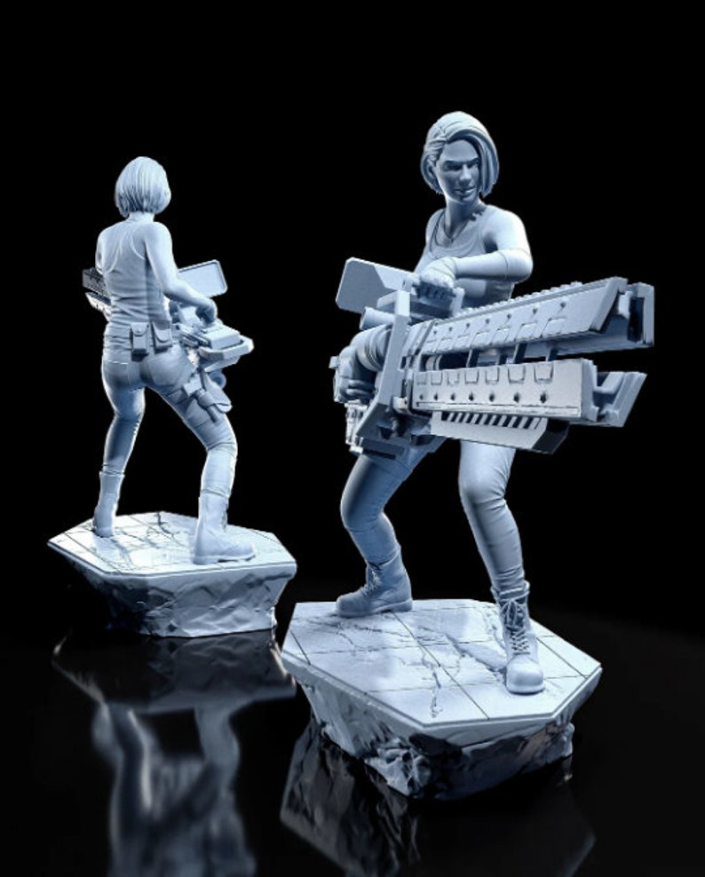 Jill Valentine Resident Evil Horror STL File Digital for - Etsy India