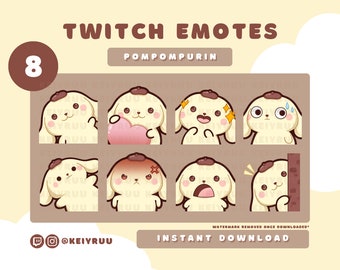 Salty Twitch Emote Channel Points Streamer Emote Discord - Etsy