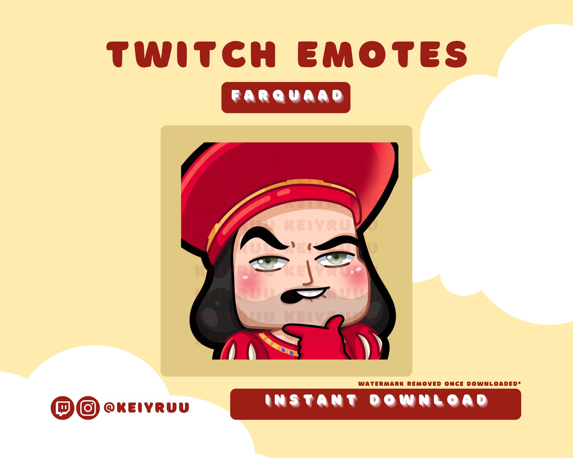 Cute Kawaii Chibi Shrek Ogre Lord Rizz Emote Bundle | Twitch | Discord ...
