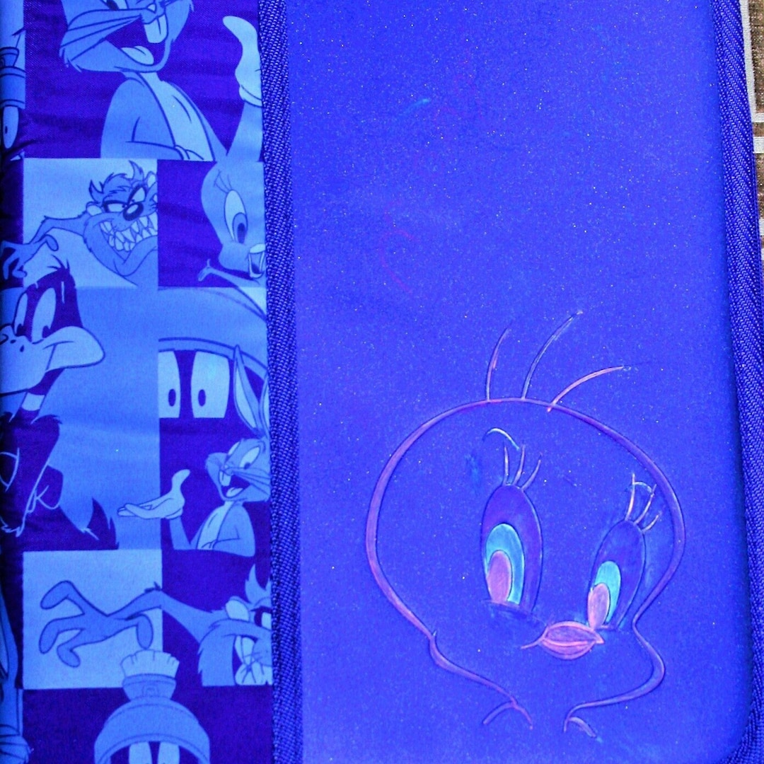 Vintage Looney Tunes Pen-3 Ring Binder Zipper Notebook Designed by ...