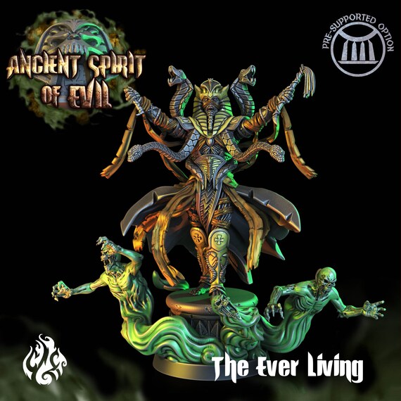 Eternally Living Pharaoh: the Undead Pharaoh in All His Power - Etsy