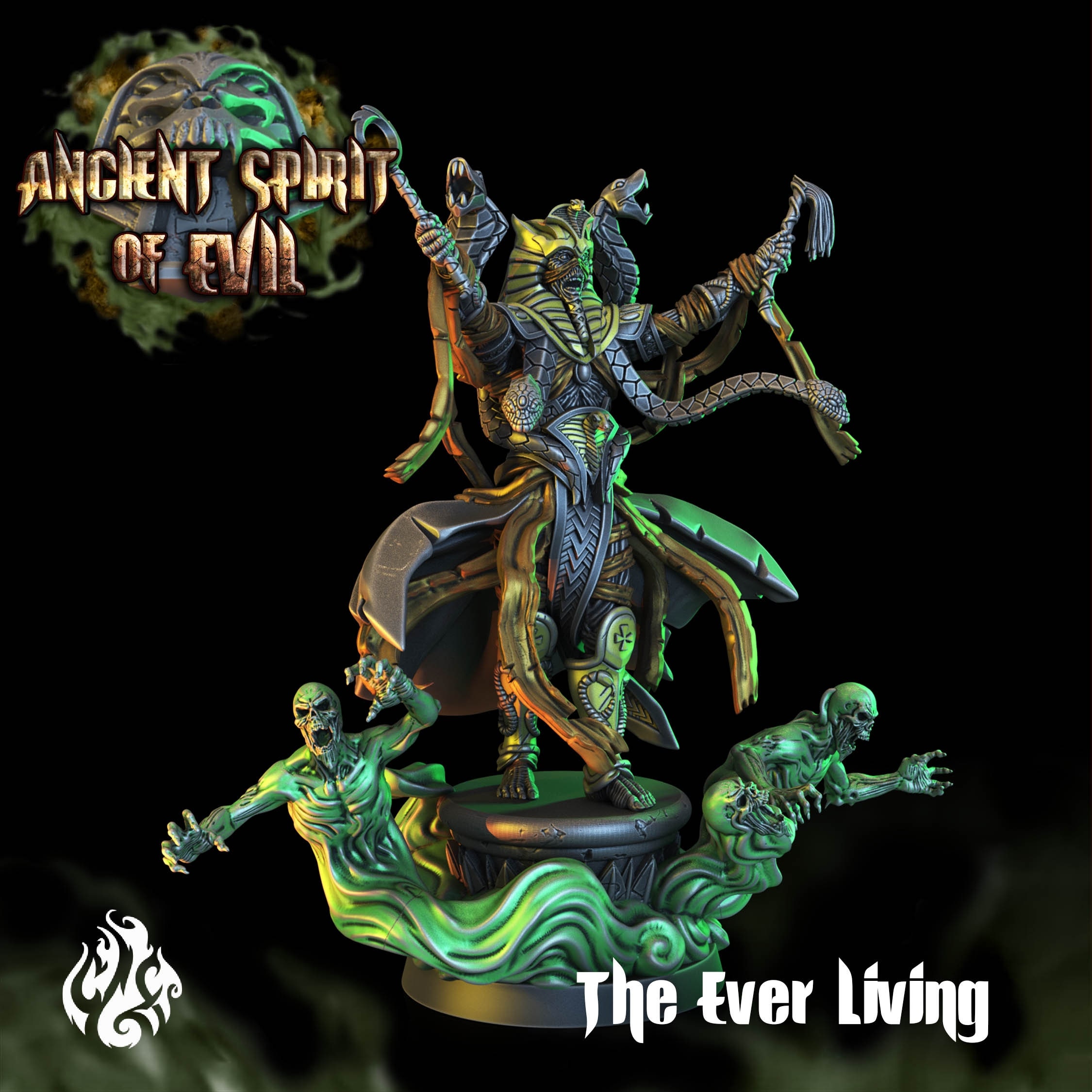 Eternally Living Pharaoh: the Undead Pharaoh in All His Power - Etsy