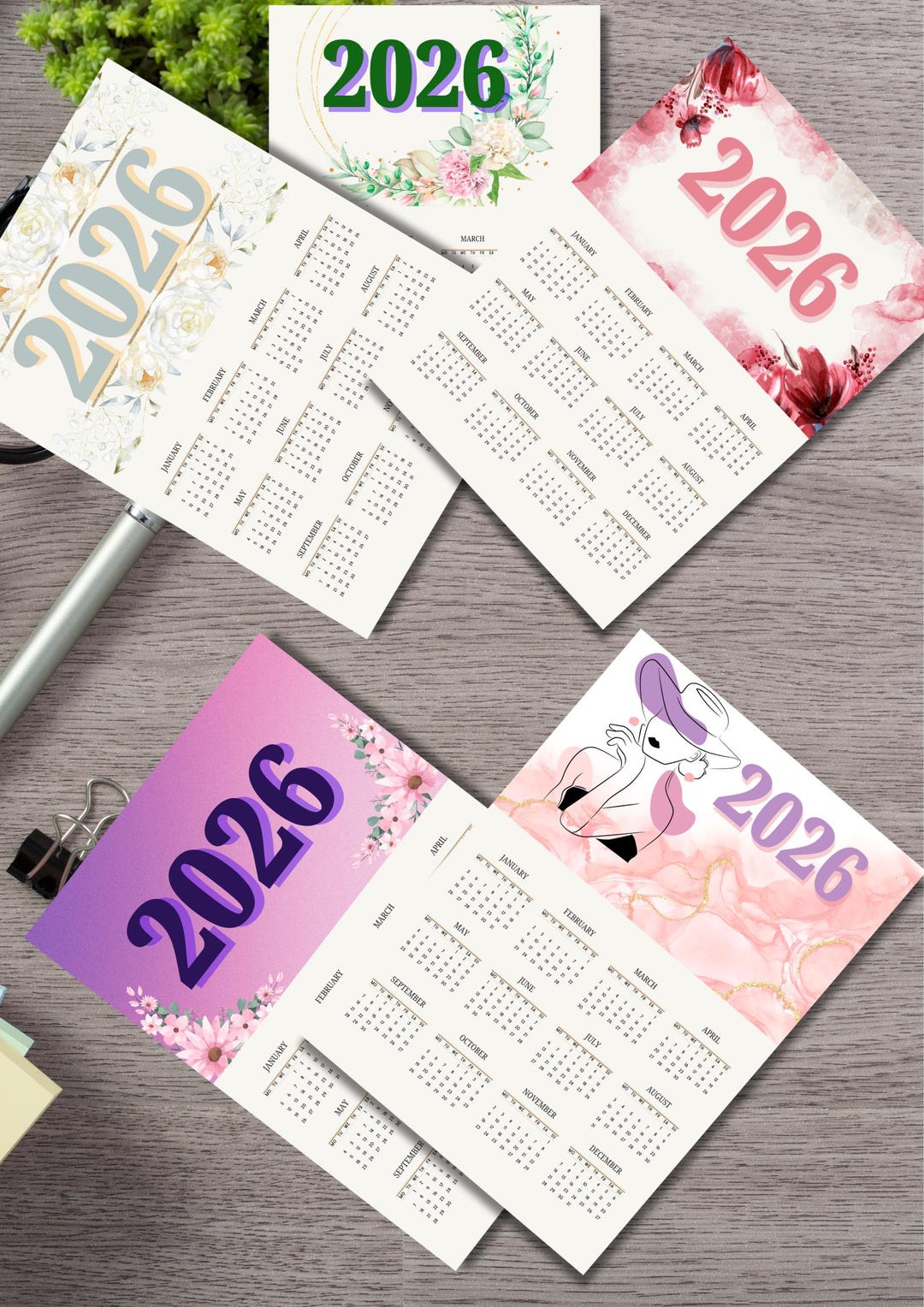 Classic Calendars - Etsy