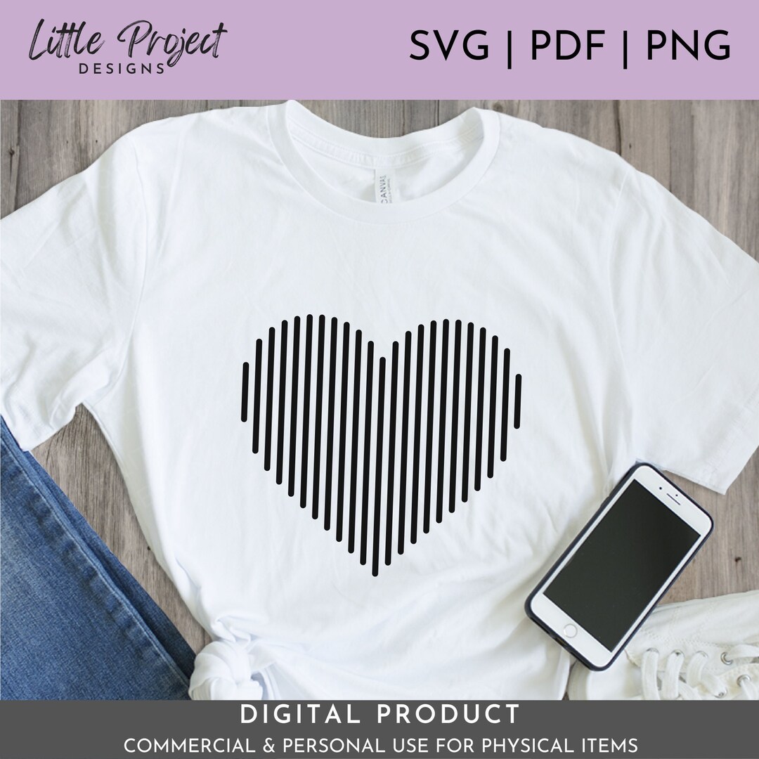 Line Heart SVG, Love Heart SVG, Mothers Day Shirt Idea, Cute Heart Svg ...