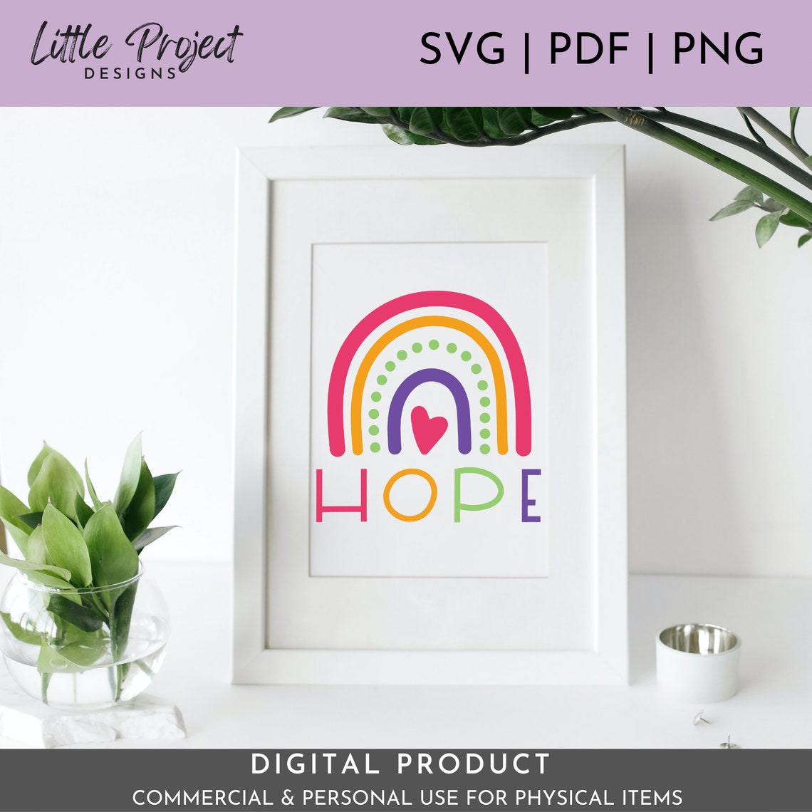 Hope Rainbow SVG Rainbow SVG Hope SVG Boho Rainbow Svg - Etsy UK