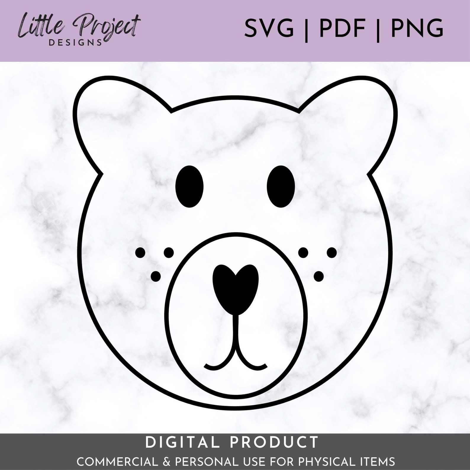 Bear Face SVG, Bear SVG, Teddy Bear SVG, Cute Bear Svg, Family Bear Svg ...