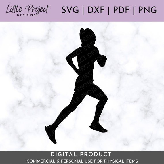 Running Woman SVG Female Runner SVG Runner SVG Running Svg | Etsy UK