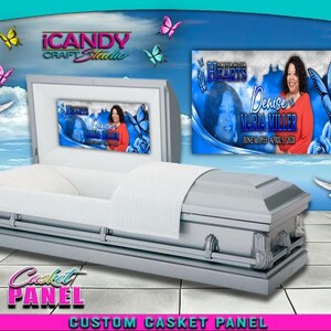 Custom Casket Panel Insert: Memorial Keepsake, Home Going, Foam Board ...