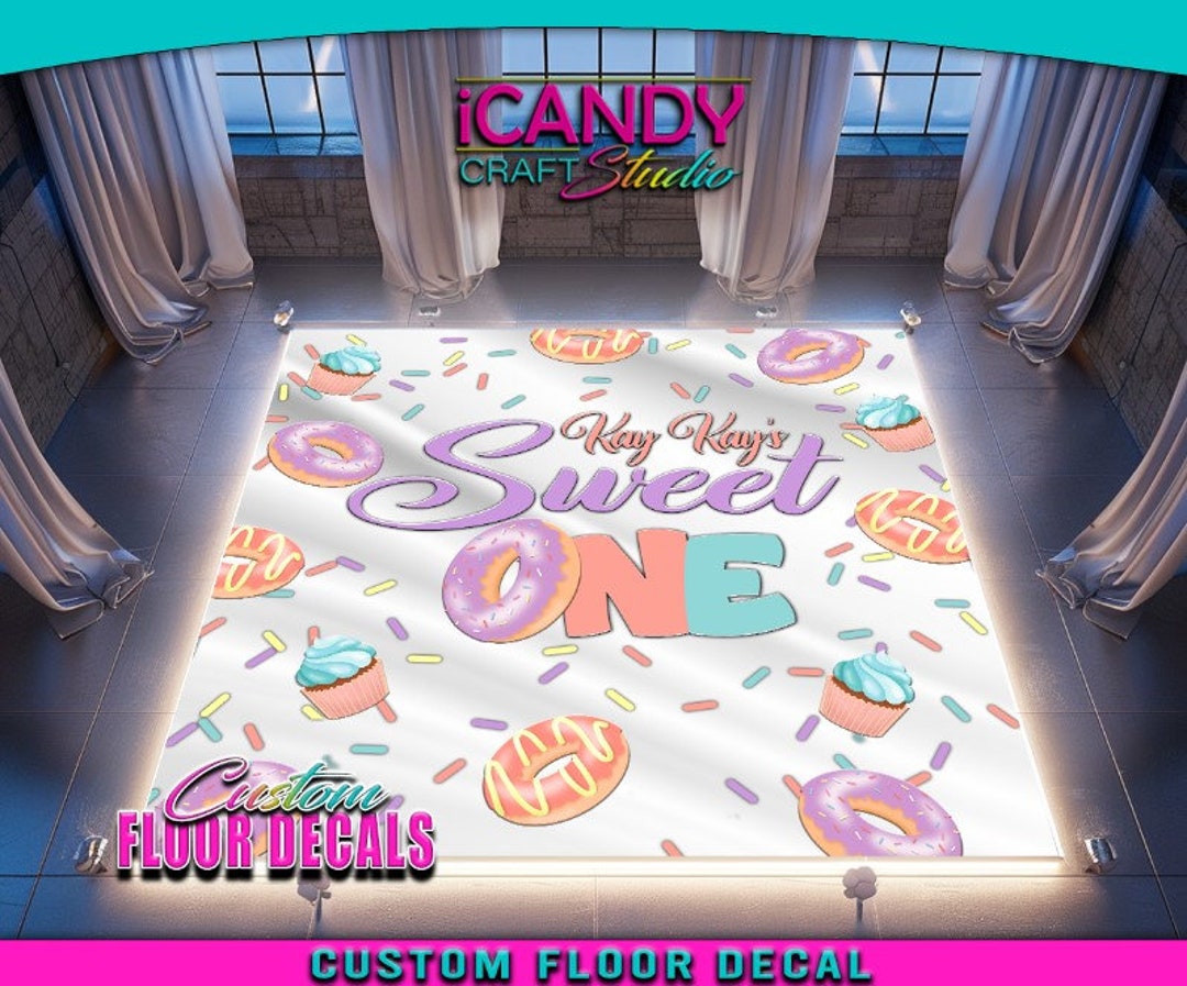Custom Floor Decal, Floor Wrap, Decal, Dance Floor Wrap, Dance Floor ...
