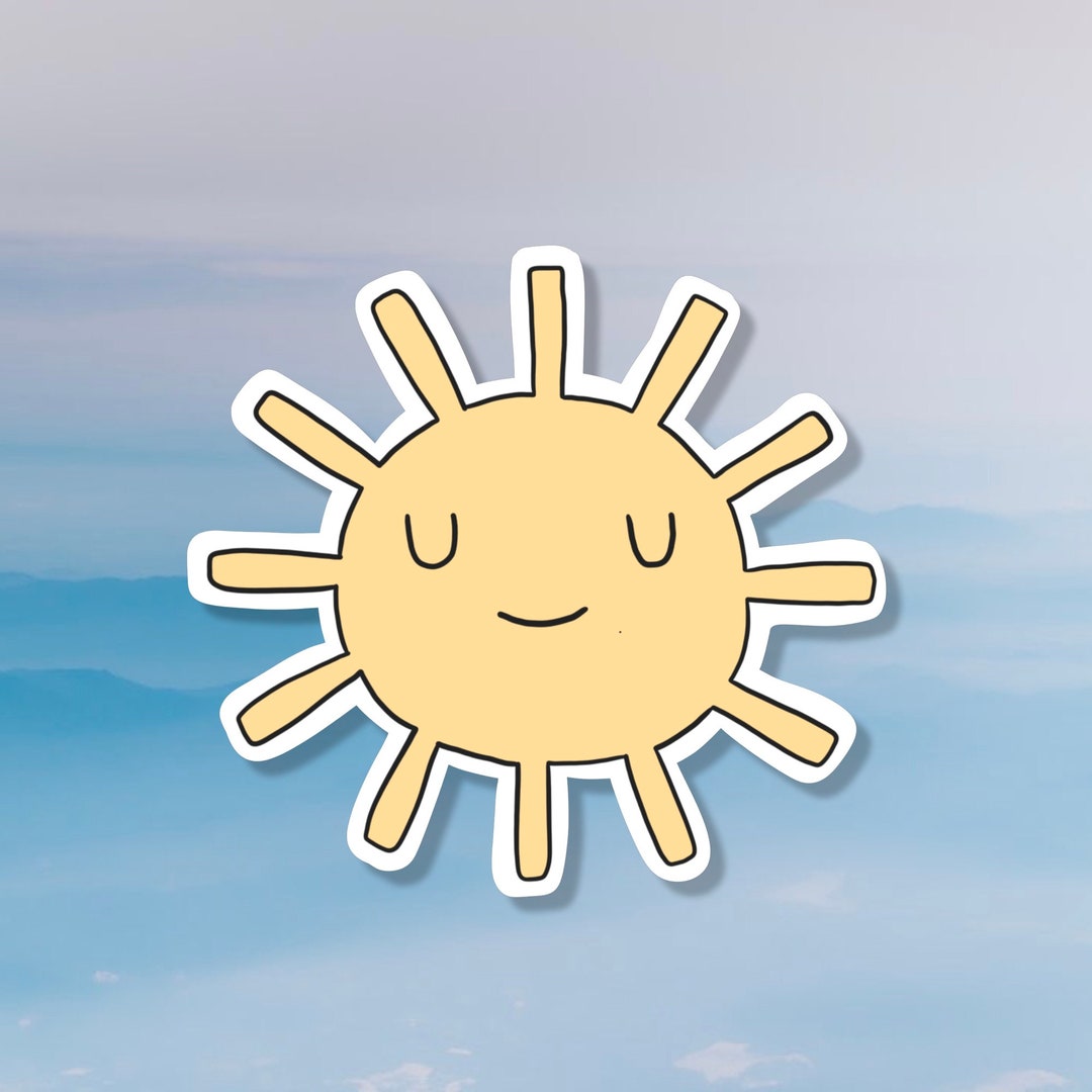 Stickers, Sunshine Sticker, Stickers for Tumbler, Motivation Sticker ...