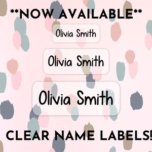 Custom Name Stickers: Waterproof School & Daycare Labels - Etsy