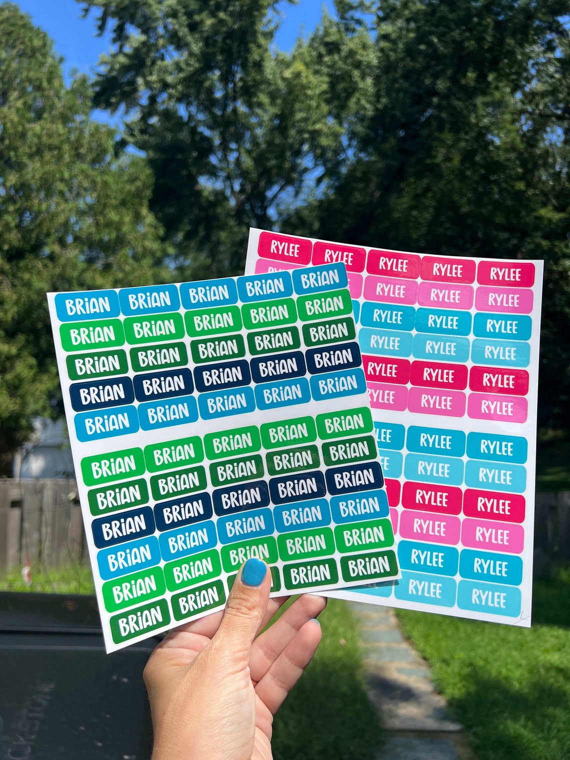 School Labels Daycare Labels Personalized Name Labels Waterproof Label ...