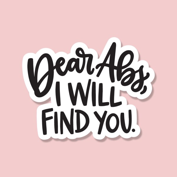 Workout Sticker - Etsy