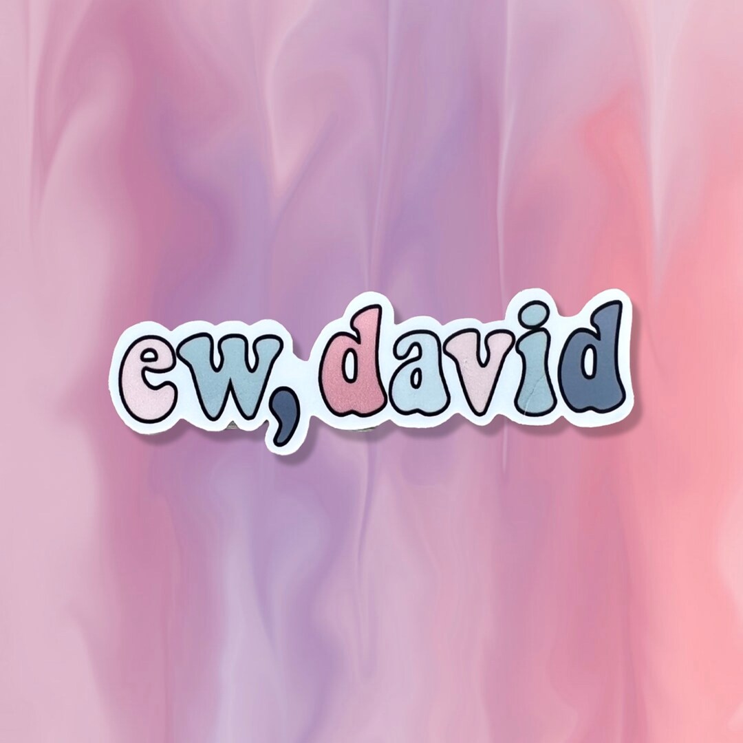 Stickers Ew David Stickers for Tumbler Schitts Creek - Etsy