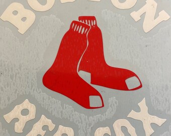 Boston Red Sox Decals - Etsy