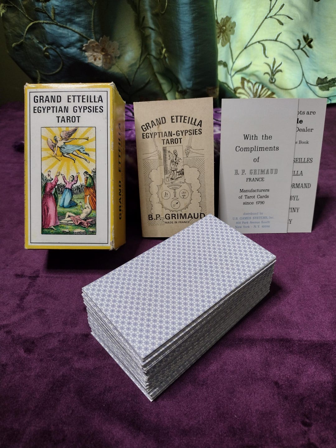Grand Etteilla Egyptian Gypsies Tarot 1969 - Etsy