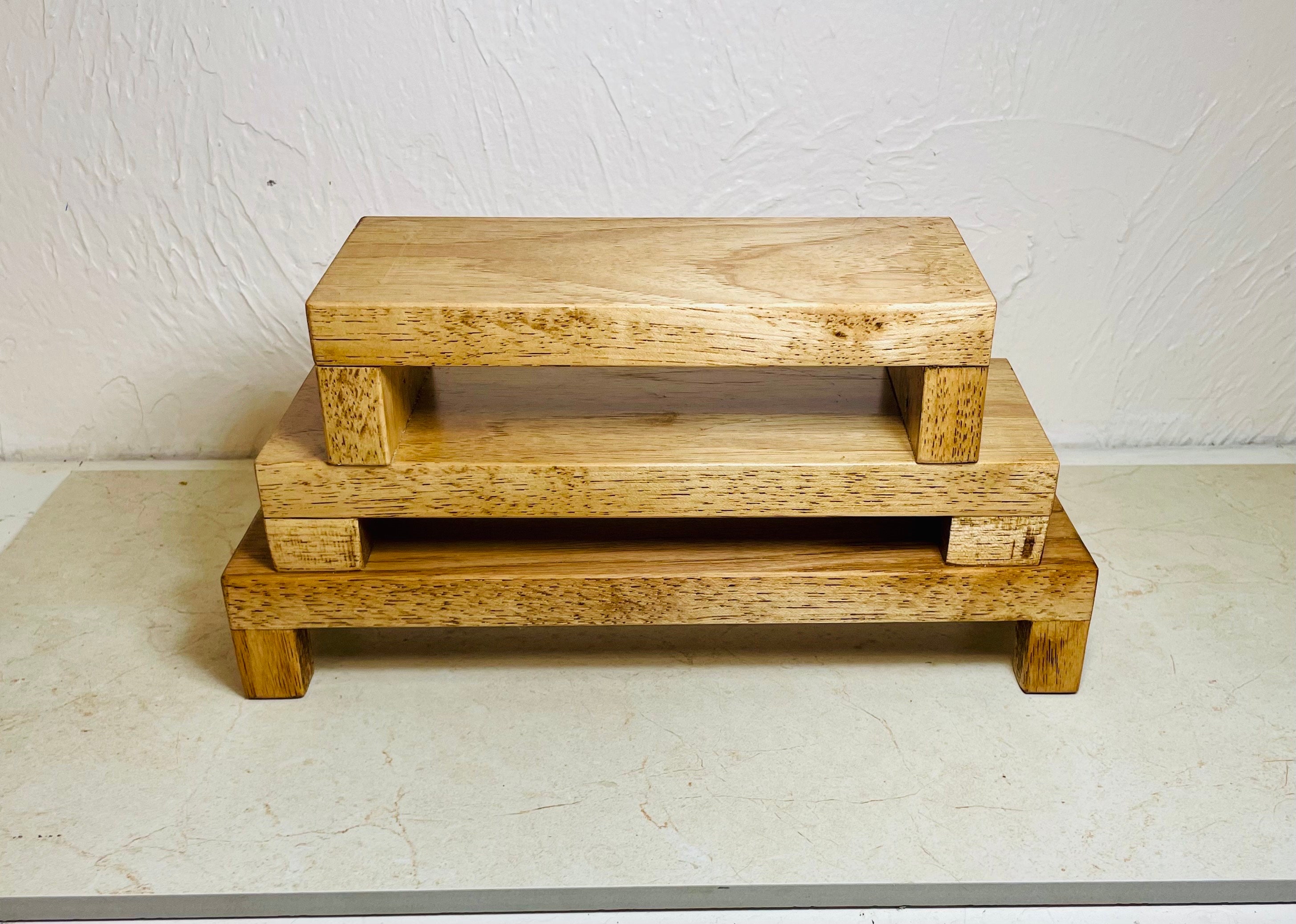 Wood Riser, Plant Riser, Farmhouse Riser, Rustic Riser, Wooden Riser ...