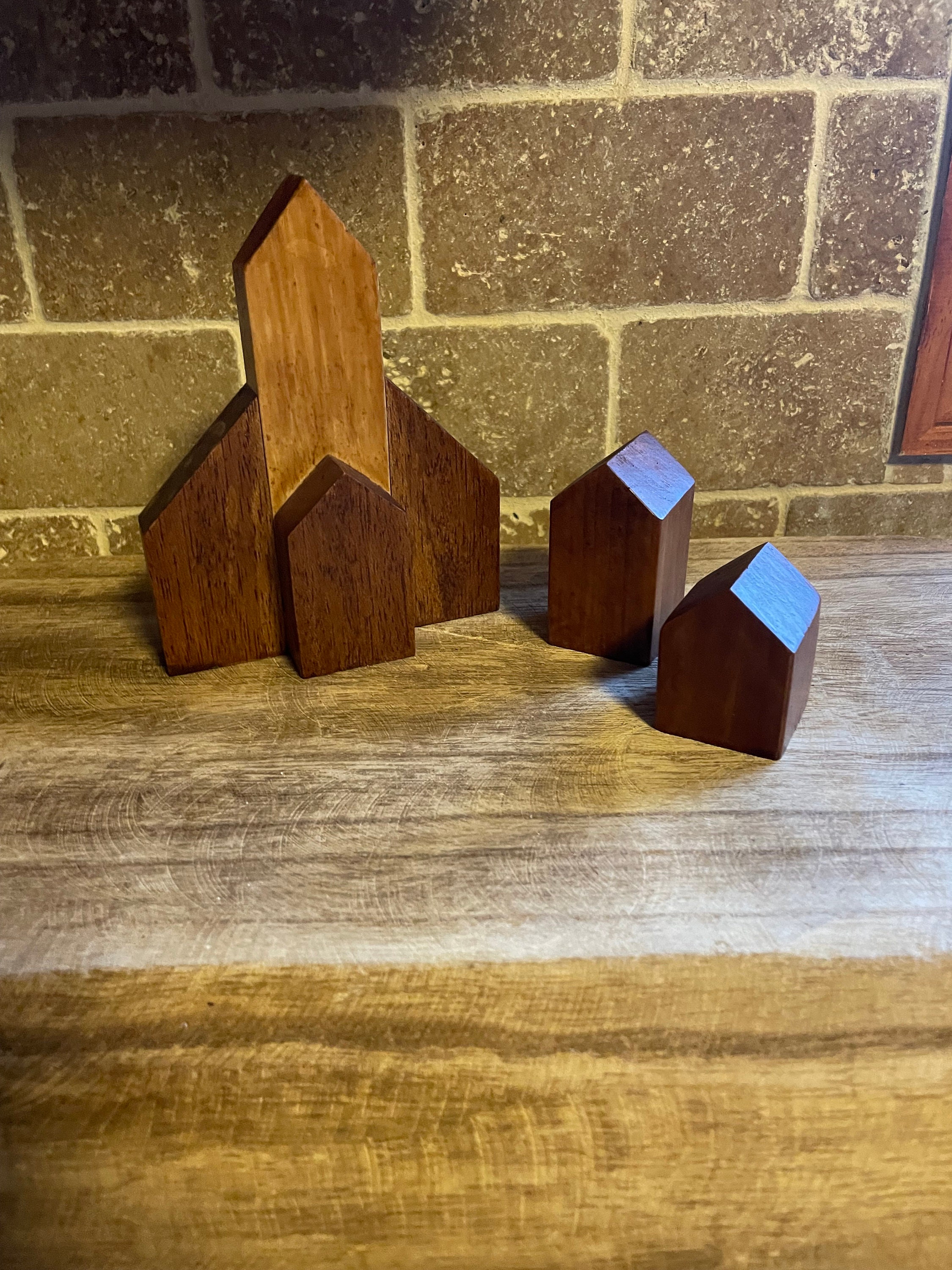 Wood House Wooden Church Wooden Church Decor Modern Wooden - Etsy