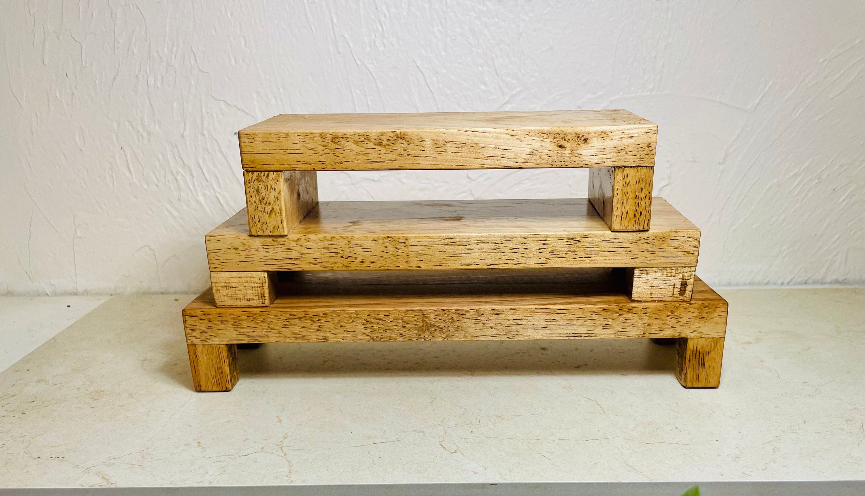 Wood Riser, Plant Riser, Farmhouse Riser, Rustic Riser, Wooden Riser ...