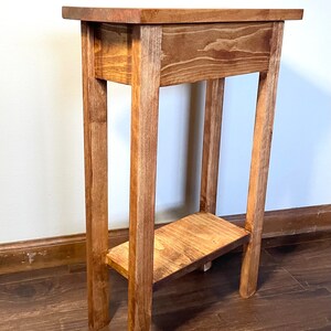 Side Table End Table Rustic Side Table Nightstand Accent Table Bedside ...
