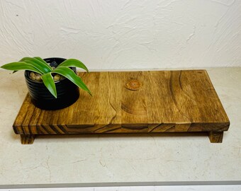 Wooden Risers / Tiered Tray Riser / Wood Try / Wooden Stand / Farmhouse Riser / Mug Riser ...