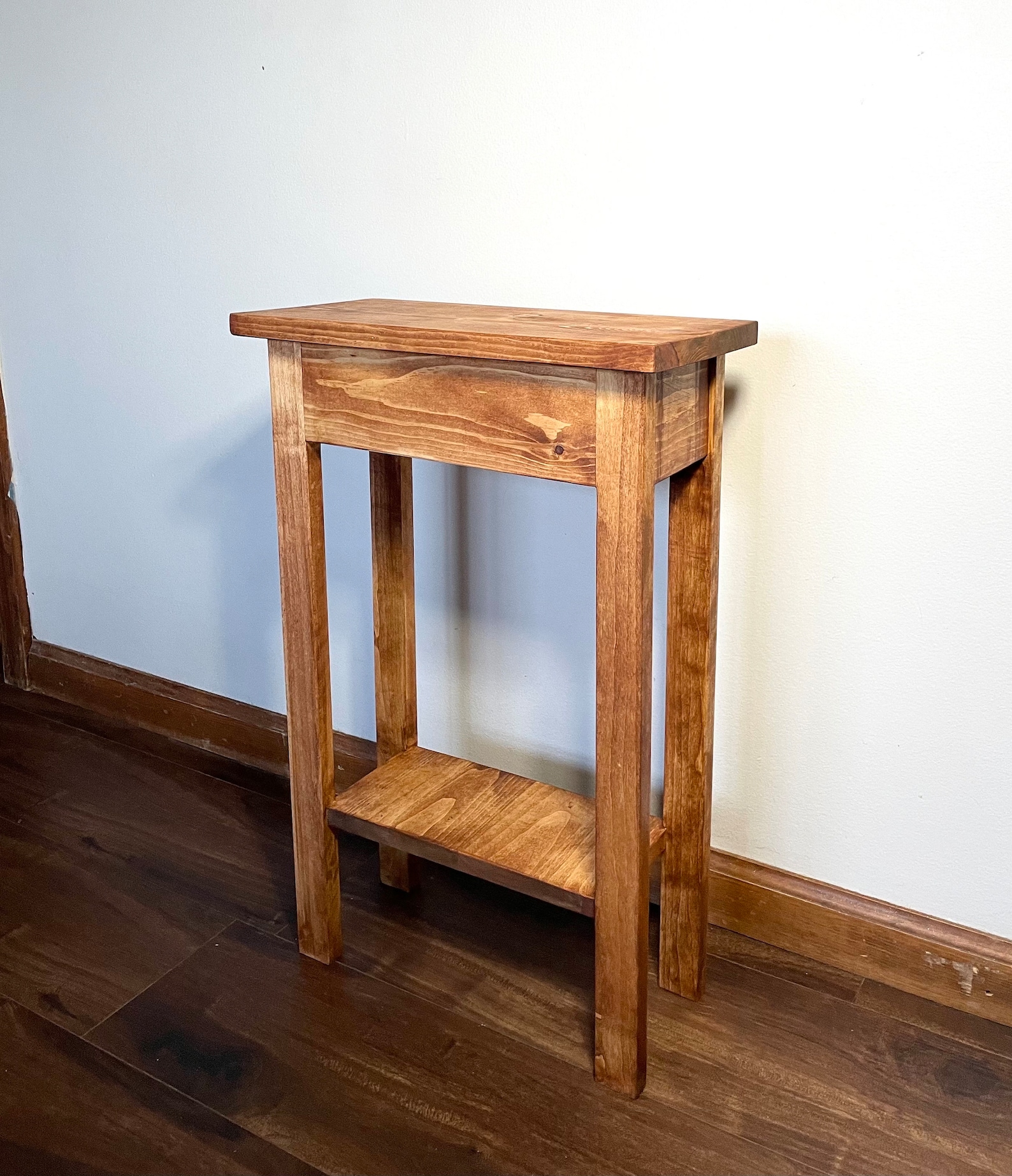 Side Table End Table Rustic Side Table Nightstand Accent Table Bedside ...