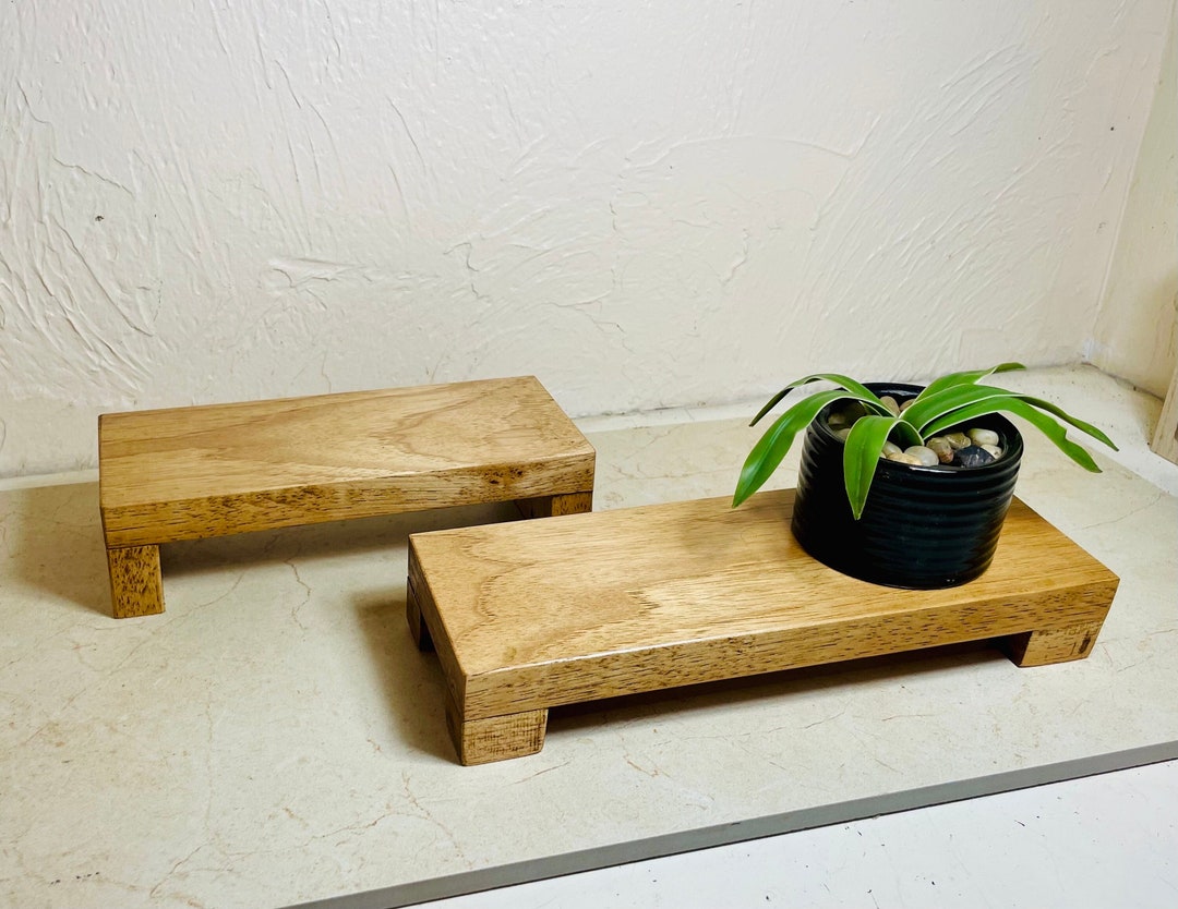 Wood Riser, Plant Riser, Farmhouse Riser, Rustic Riser, Wooden Riser ...