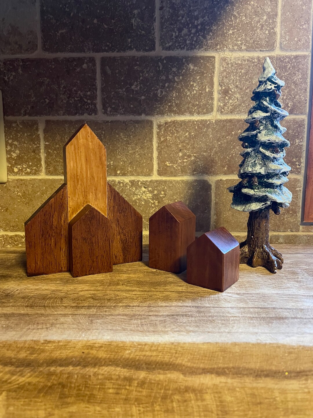 Wood House Wooden Church Wooden Church Decor Modern Wooden - Etsy