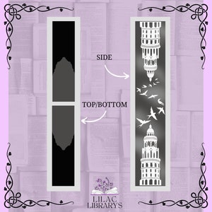 Babel Custom Stencilled Sprayed Edge Book Ends Fantasy Book - Etsy