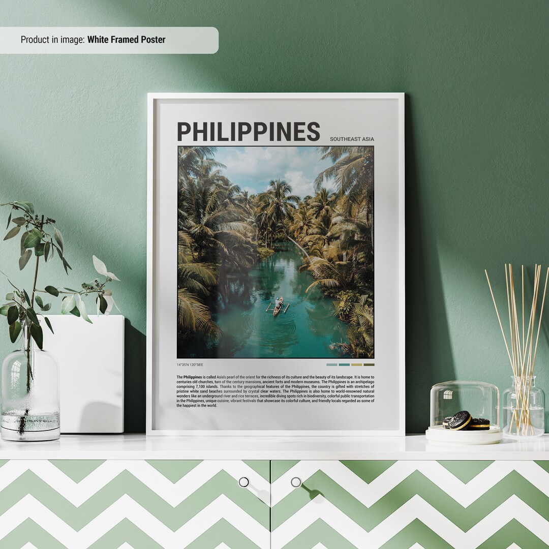 Philippines Poster | Travel Poster | Travel Wall Art | Minimal Travel ...
