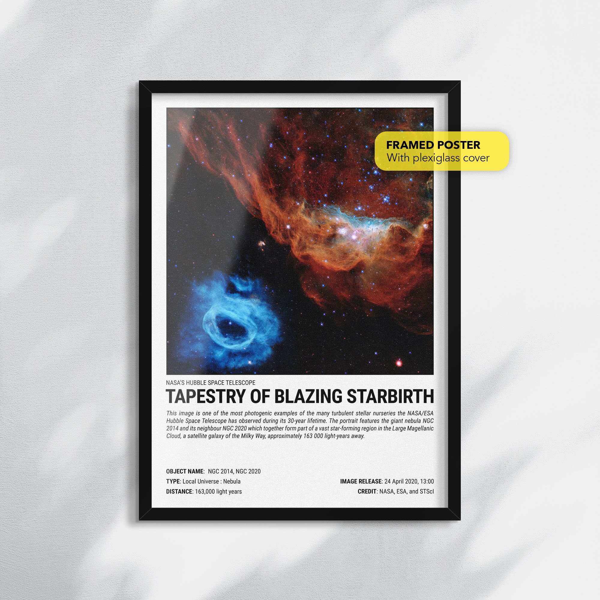 Milky Way Hubble Telescope Poster