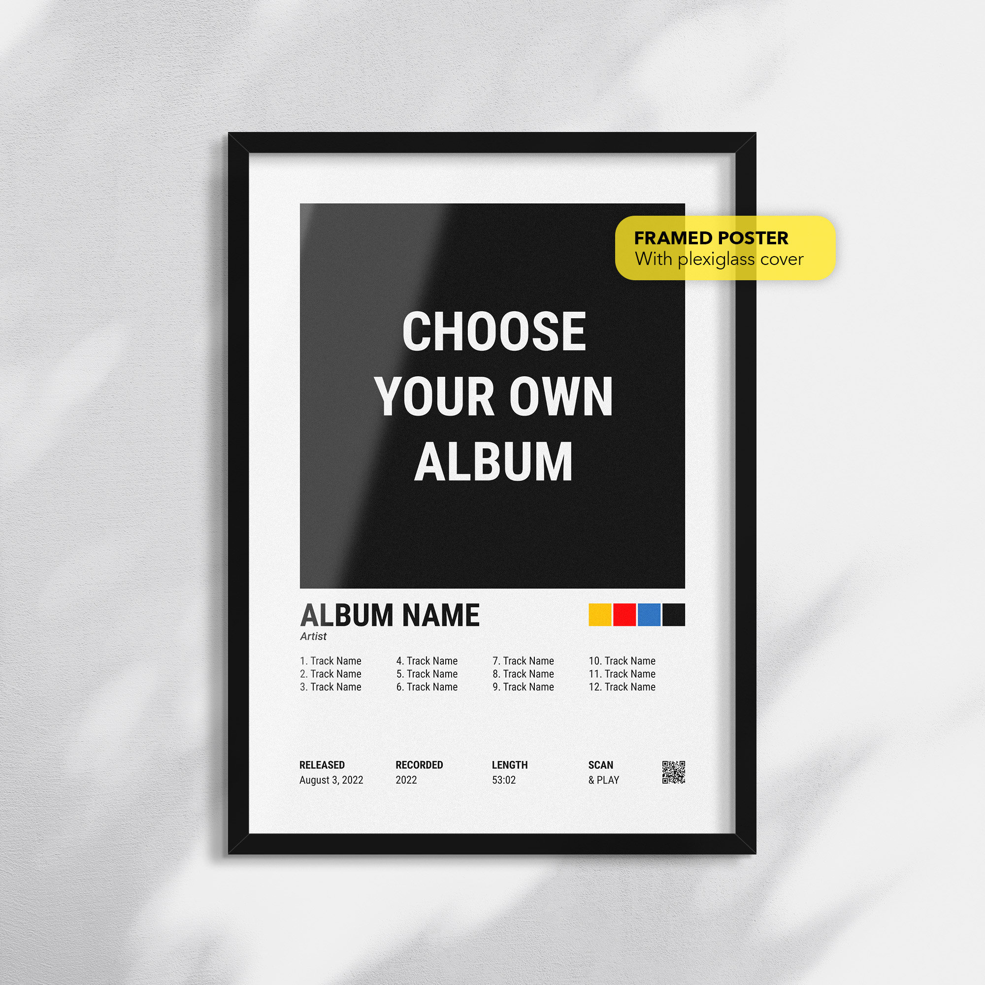 Choose Your Album Cover Set of 3 Music Poster Art - Etsy UK