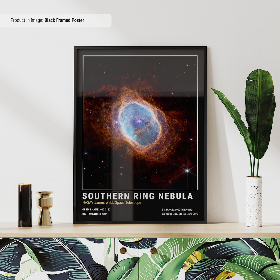 Southern Ring Nebula Poster | Space Posters | NASA James Webb Poster ...