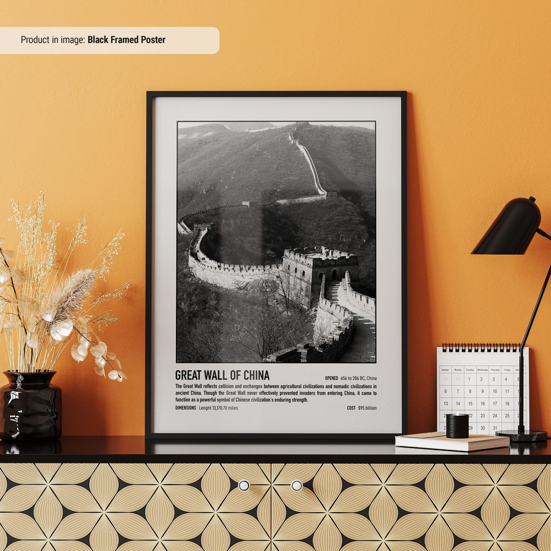 Great Wall of China Poster | Beijing | China | Travel Poster | Travel ...